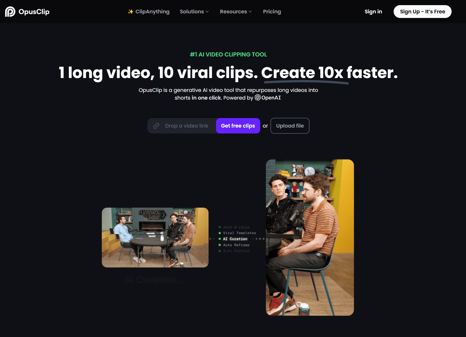 Opus Clip : Fonctionnalités, guide d’utilisation, alternatives.