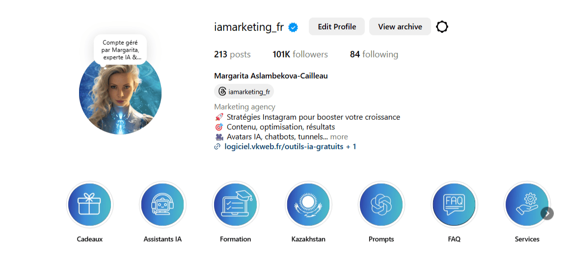 Top 10 influenceurs IA à suivre sur Instagram en 2025